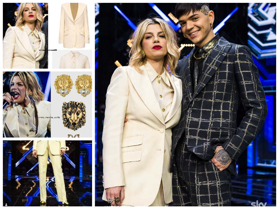 Emma sceglie Gucci per la finale di X-Factor 2020: oltre 6000 euro per ...