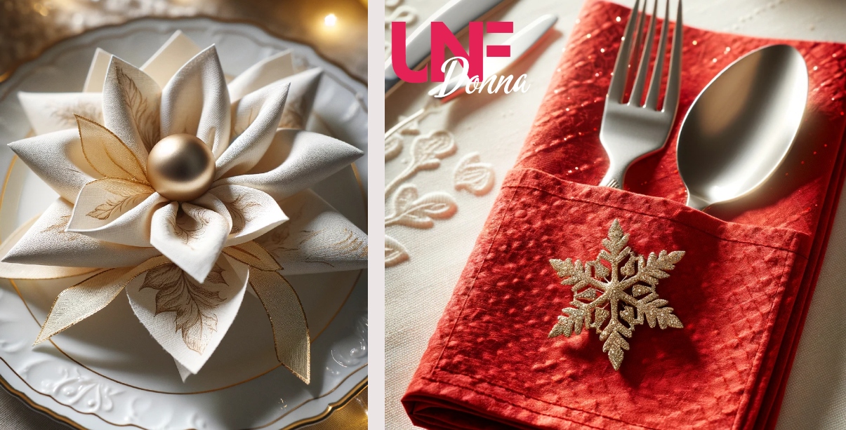 Come piegare i tovaglioli per la tavola delle feste di Natale: 10 idee ...